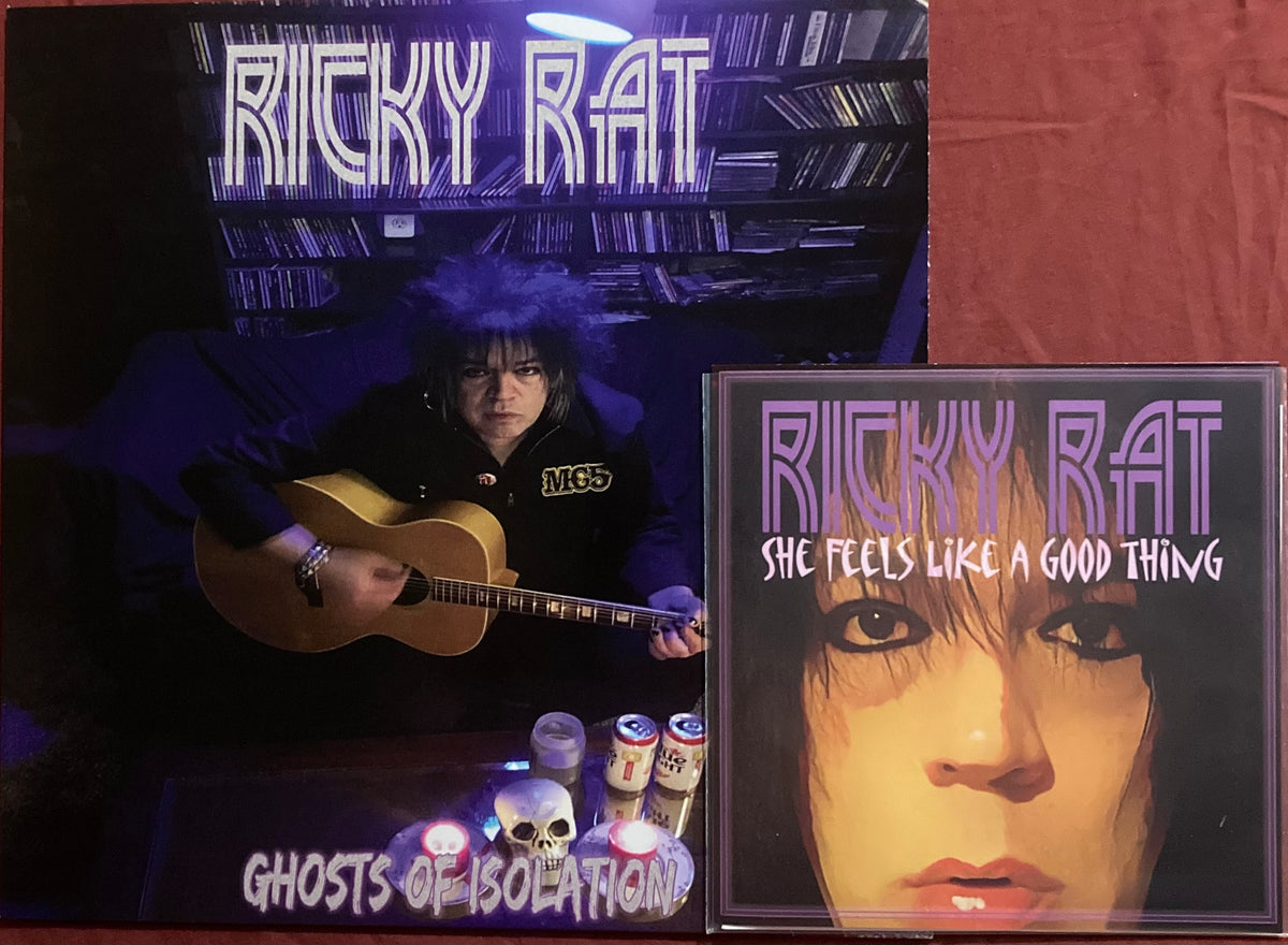 Ricky Rat "Ghosts of Isolation" LP/"She Feels Like a Good Thing" 7" vi ...